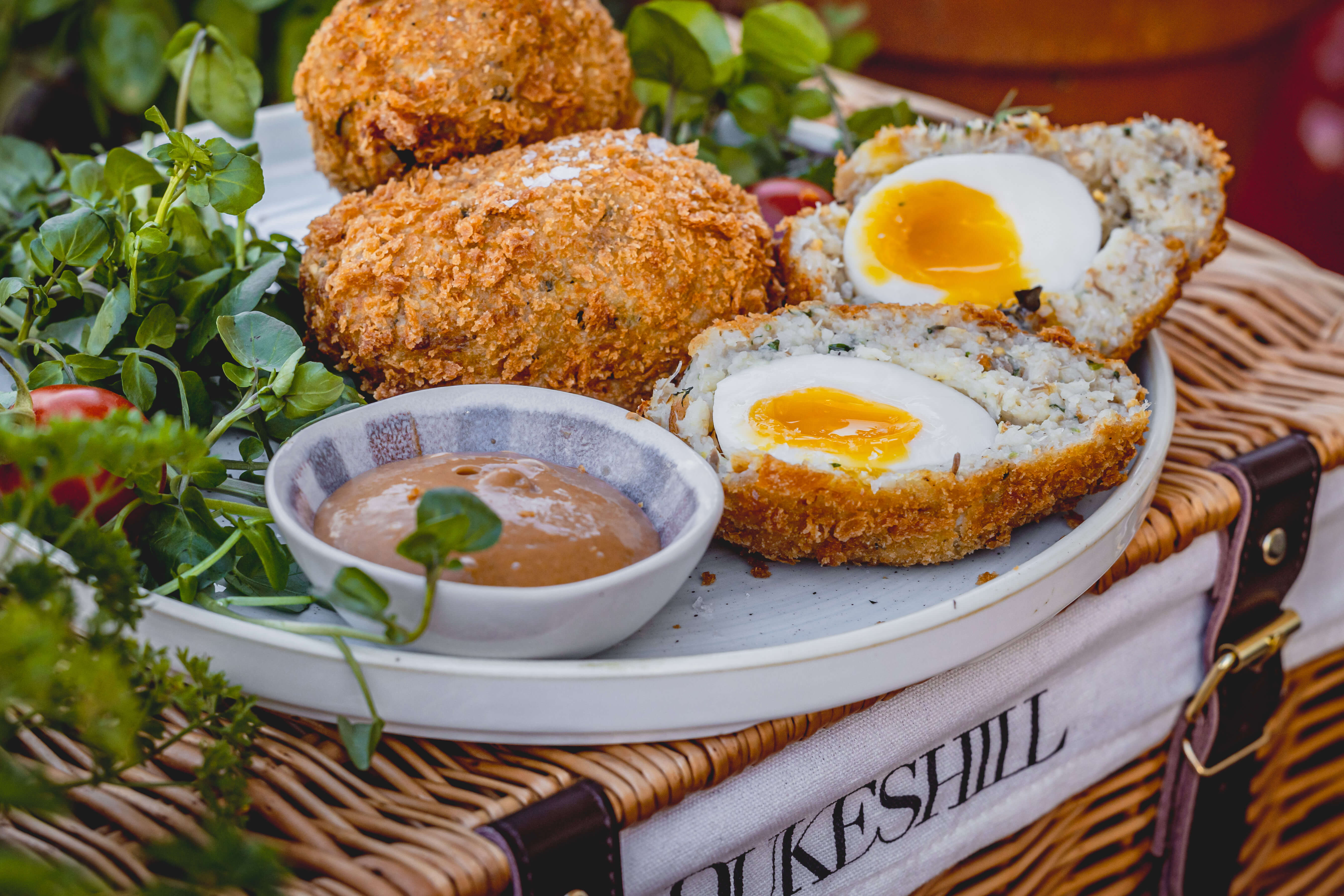 Smoked Mackerel & Watercress Scotch Egg – DukesHill