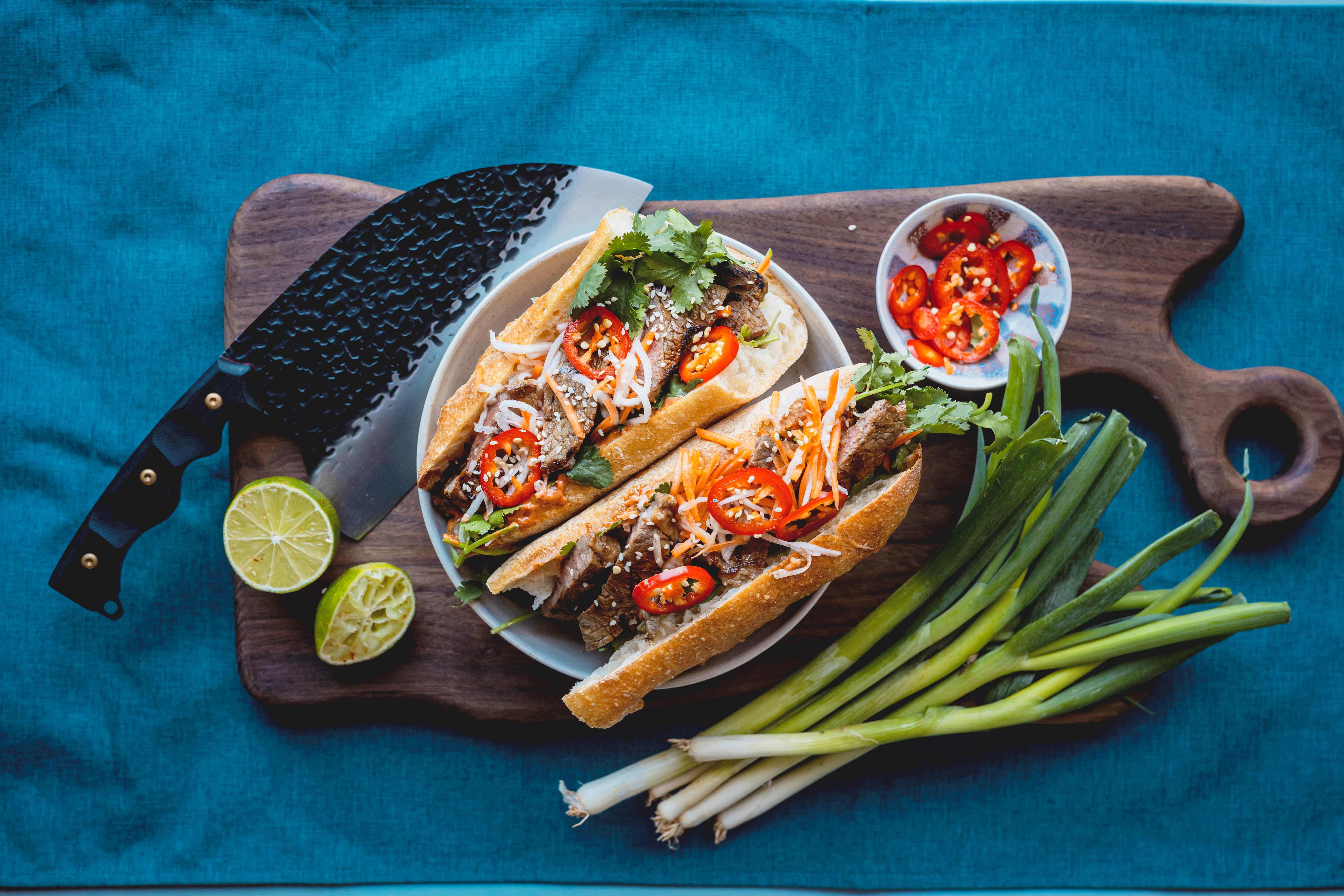 Sirloin Beef Banh Mi Recipe | DukesHill