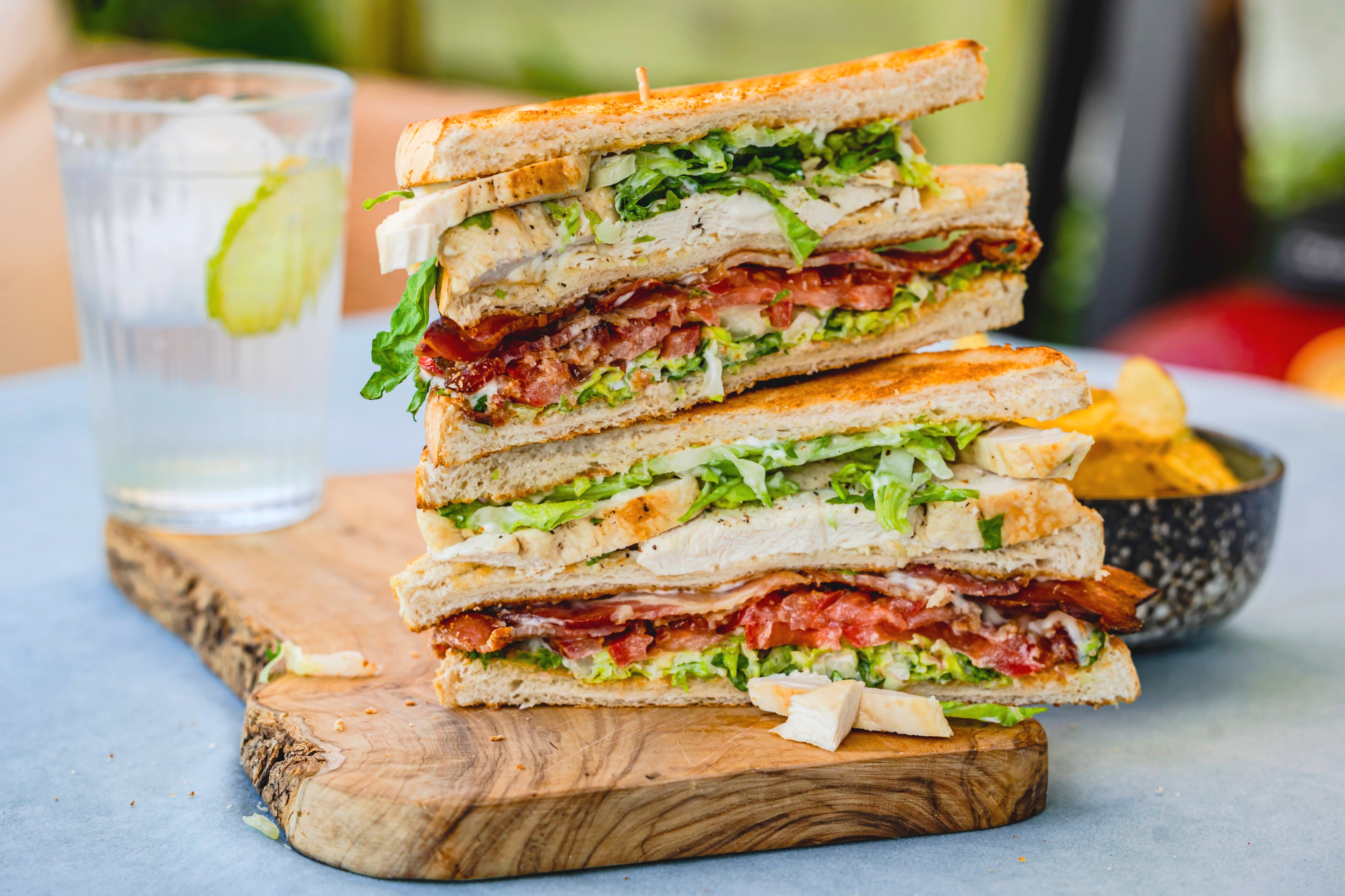 Chicken And Bacon Club Sandwich Recipe | DukesHill