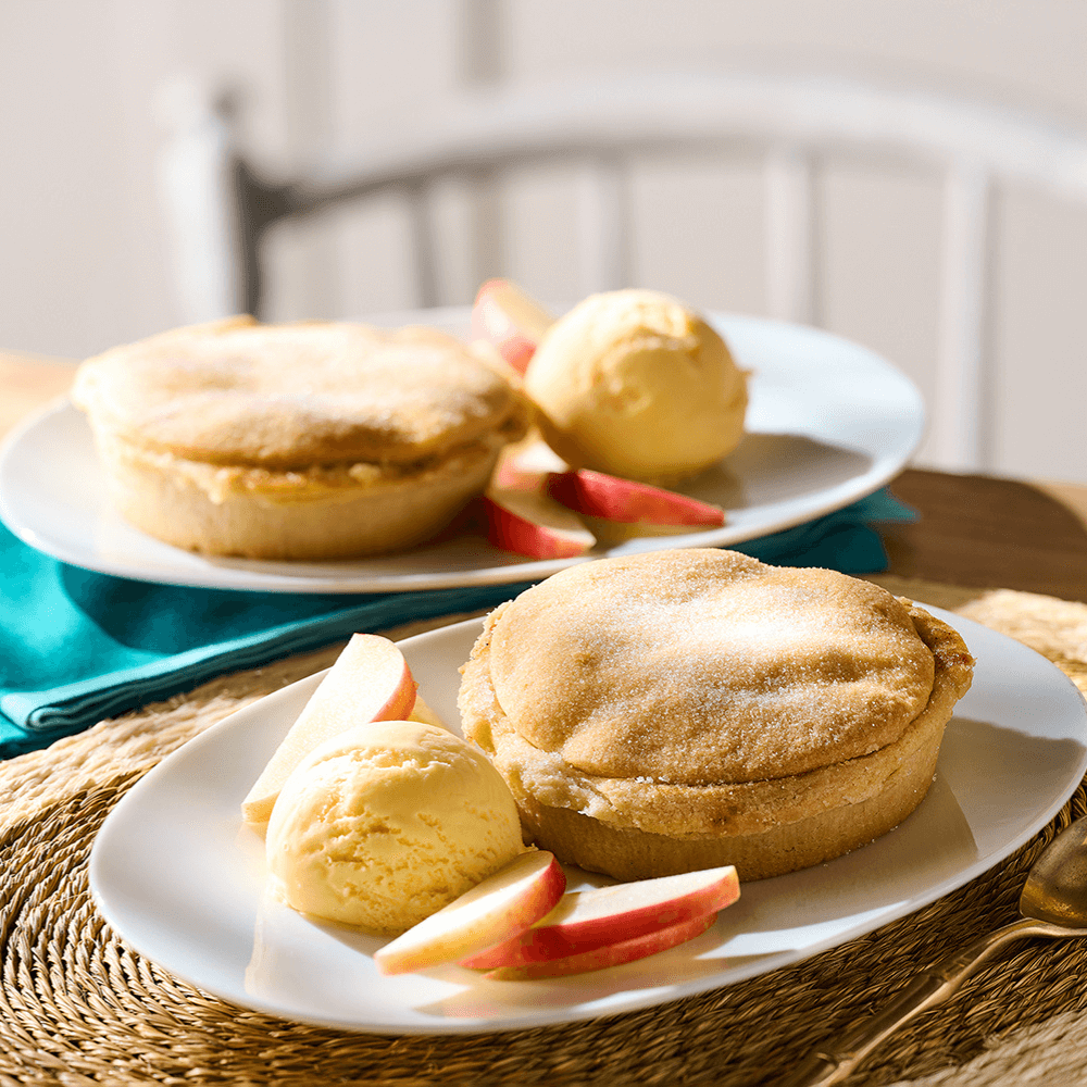 English Apple & Cinnamon Pies x 2 | Royal Warrant Quality – DukesHill