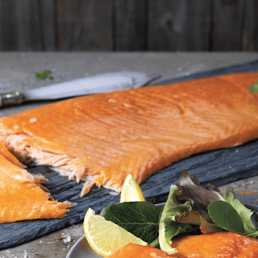 Hot Oak Smoked Salmon - 1kg Side Of Salmon | DukesHill