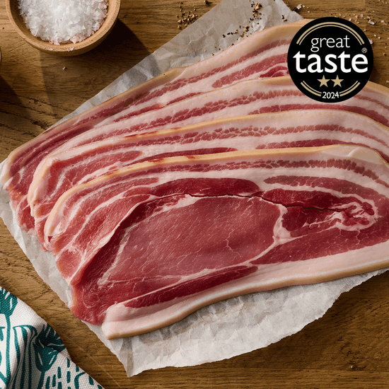 Middle Bacon With Rind On - 300g | Order Now At DukesHill