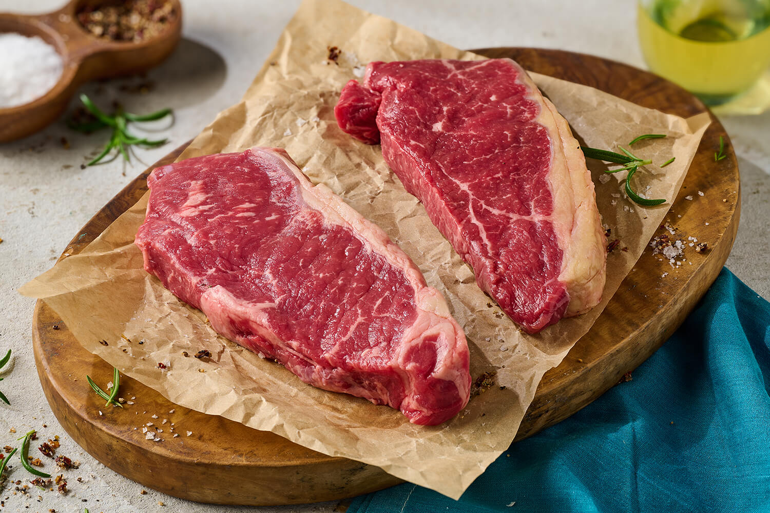 British Sirloin Steak - 2 x 230g | West Country Beef – DukesHill
