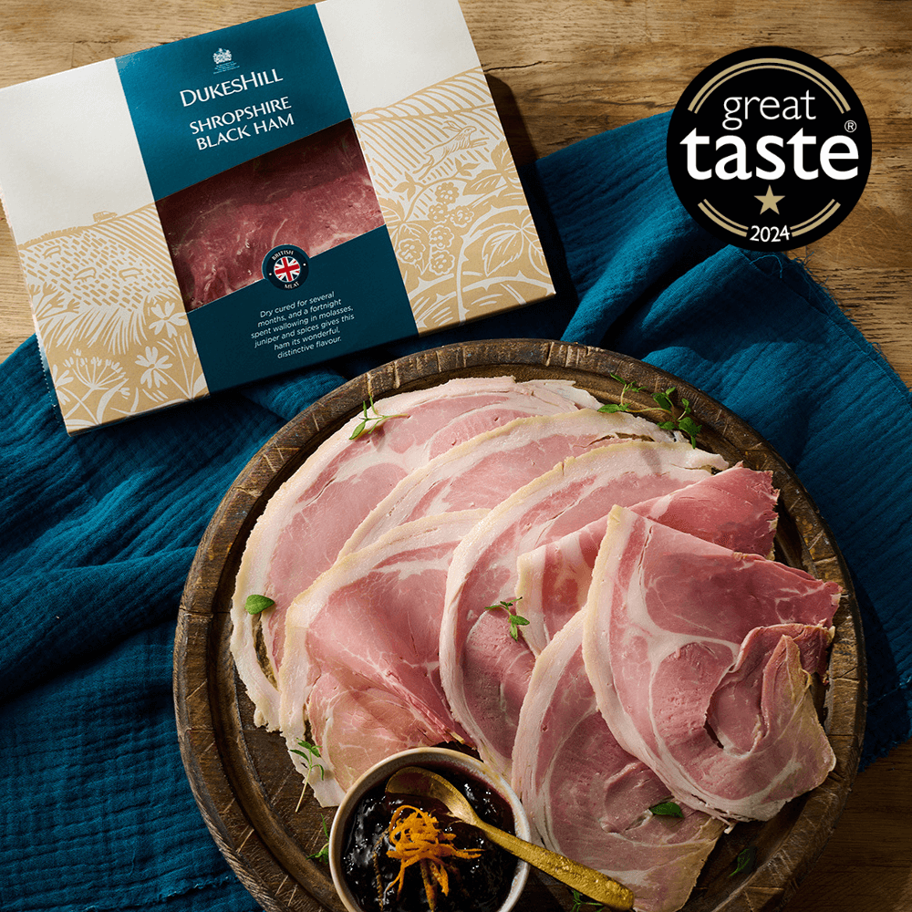 Shropshire Black Ham Slices - 175g | Sliced Ham On DukesHill