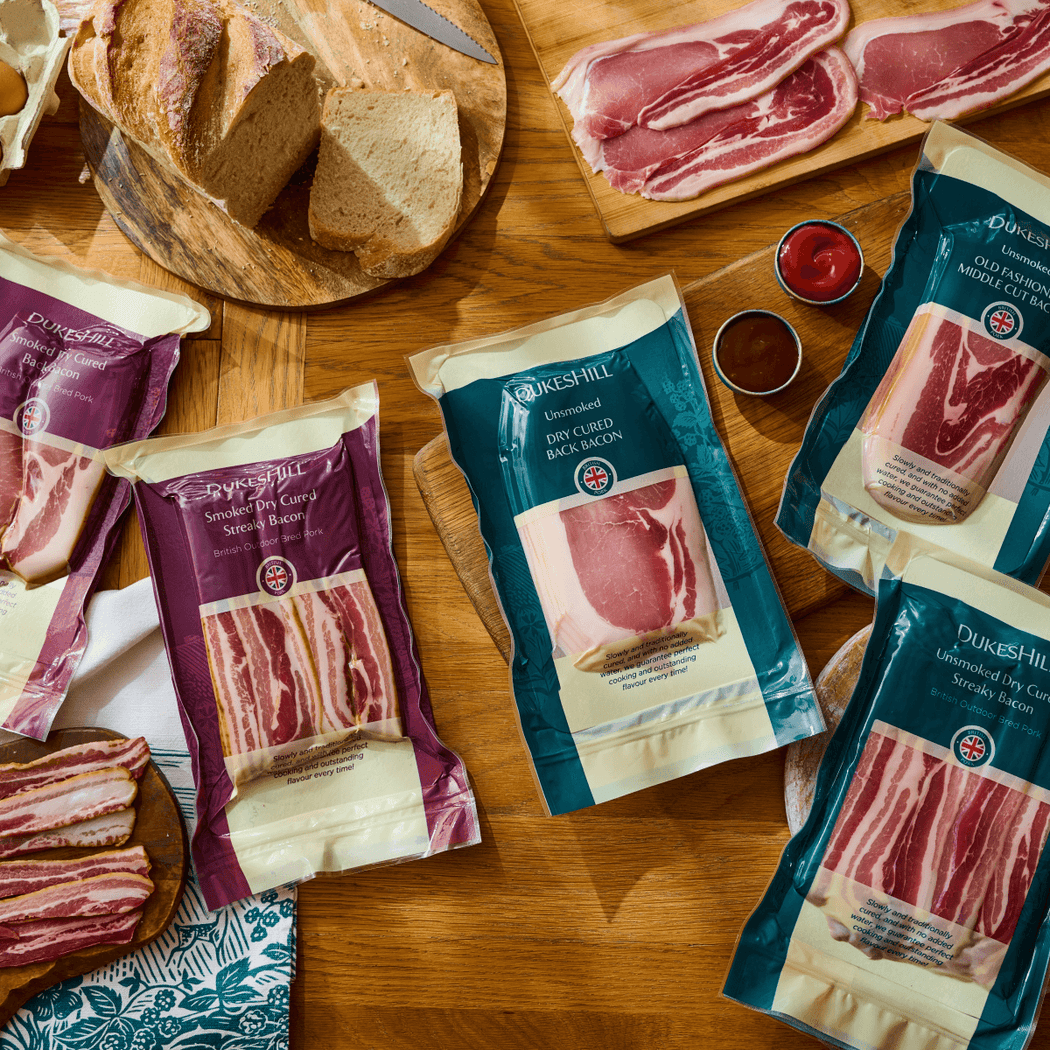 Middle Bacon With Rind On - 300g | Order Now At DukesHill