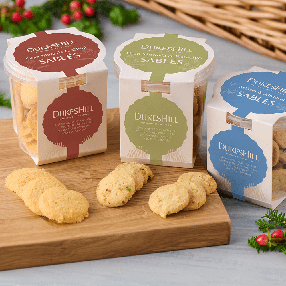 Stilton Almond Sables - 120g | Shop Now at DukesHill