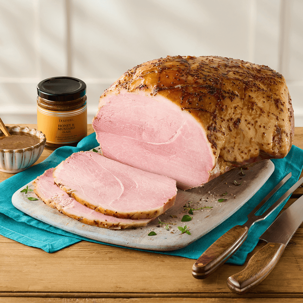 Whole Boneless Honey & Mustard Glazed Ham - 4.5kg – DukesHill