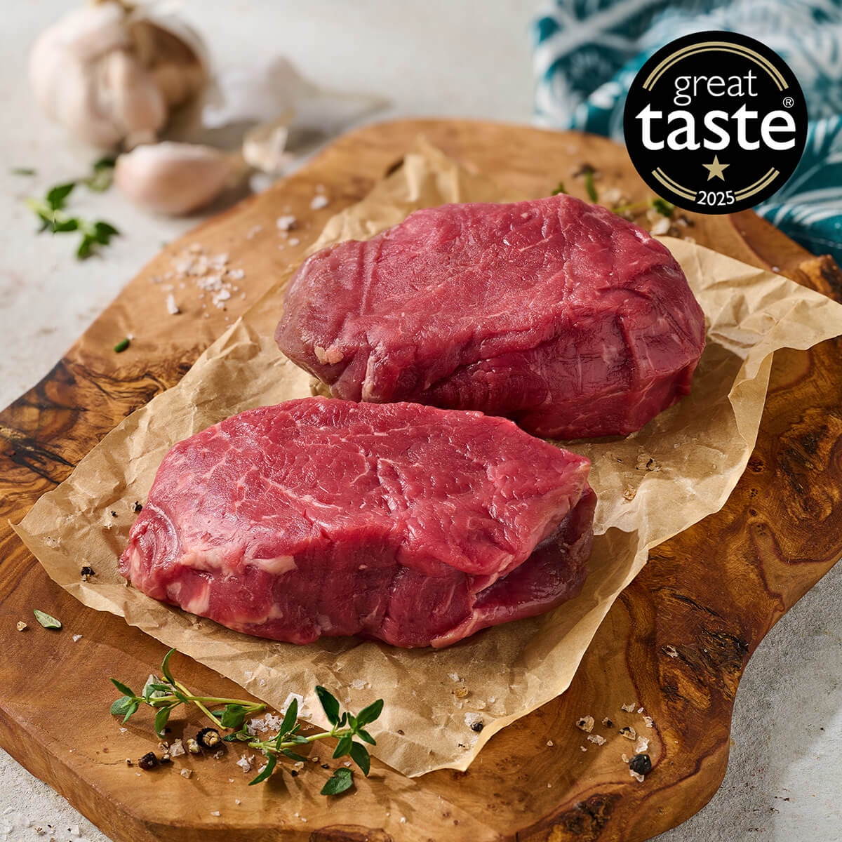 DukesHill British Beef Fillet Steak - 2 x 170g | 100% Grass-Fed
