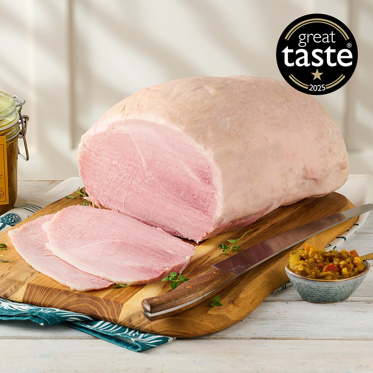 DukesHill Whole Boneless Wiltshire Ham - 4.5kg (Serves 35+)