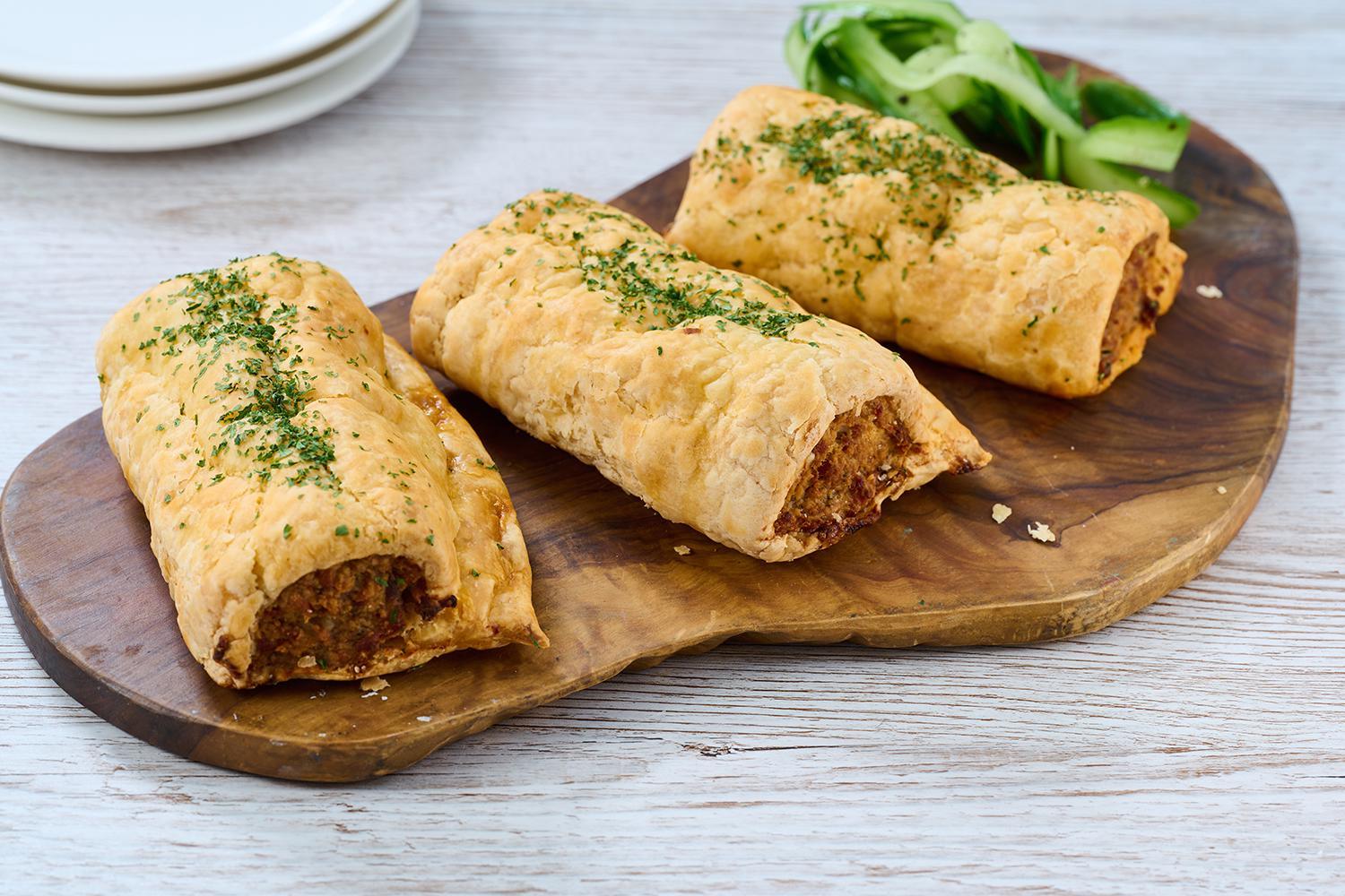Pork And Chorizo Sausage Rolls - 3 x 180g | DukesHill