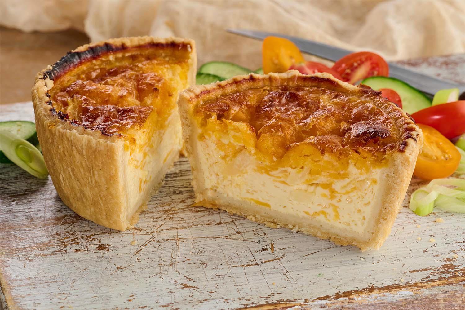 Cheese And Onion Quiche x 3 | Buy Quiche Online At DukesHill